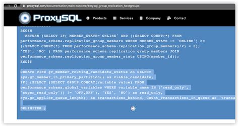 Proxysql 2018 Grmemberroutingcandidatestatusviablecandidate Return Null Causes Infinite