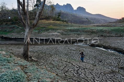 Waduk Bendo Di Ponorogo Mengering ANTARA Foto