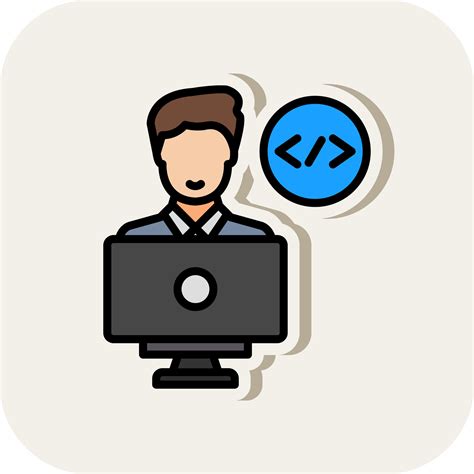 Programmer Vector Icon Design 27305832 Vector Art At Vecteezy