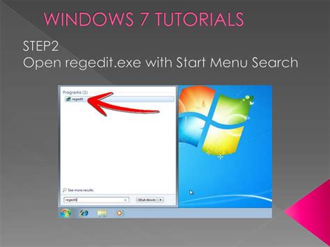 Ppt Windows 7 Tutorials Powerpoint Presentation Free Download Id