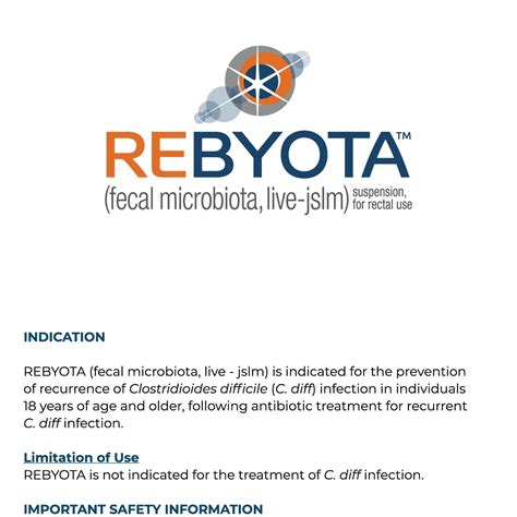 Rebyota™ Fecal Microbiota Live Jslm