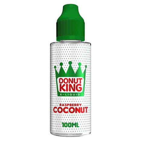 Donut King Raspberry Coconut 100ml Shortfill E Liquid Online