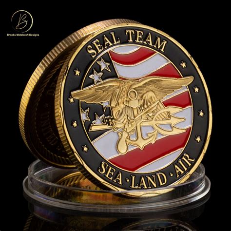 Us Navy Seal Team Challenge Coin Etsy