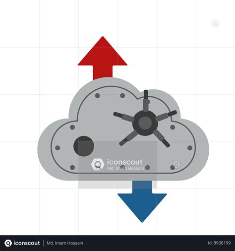Cloud Security Animated Icon Free Download Crime And Security Animated
