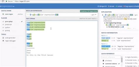 Introduction To Regular Expression — Tutorialbrain