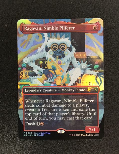 Ragavan Nimble Pilferer Foil Mtg Proxy Secret Lair Showdown