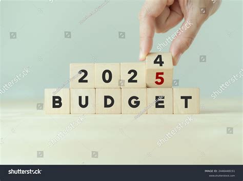 2025 Budget Planning Allocation Concept Hand Stock Photo 2446448151