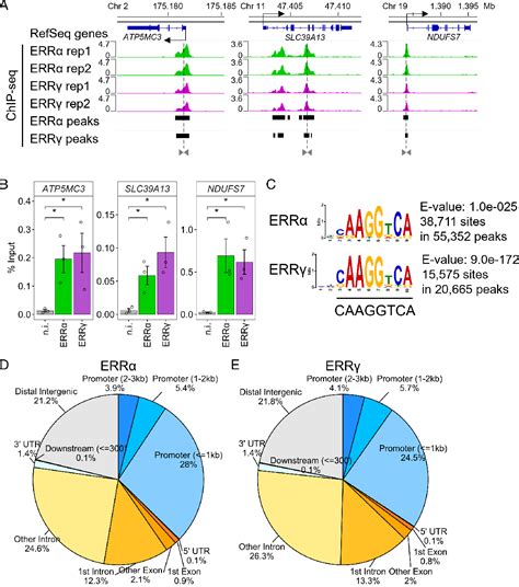 Figure 1 From Errα And Errγ Coordinate Expression Of Genes Associated With Alzheimers Disease
