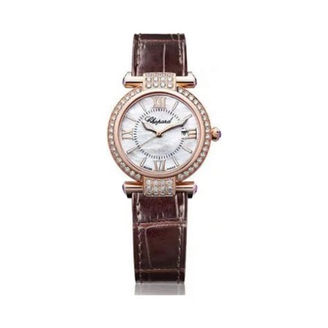 萧邦 Chopard Imperiale系列 自动机械机芯 K玫瑰镶钻 女表 小迈步海淘品牌官网