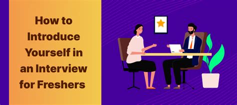 How To Introduce Yourself In An Interview For Freshers
