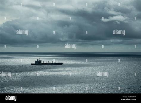 The Military Sealift Command Henry J Kaiser Class Fleet Replenishment Oiler USNS Pecos T AO