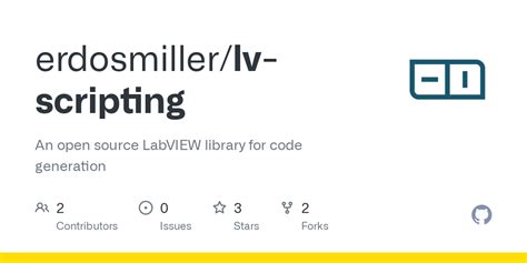 github erdosmiller lv scripting an open source labview library for