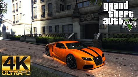 ORANGE BUGATTI CHIRON GTA V PLAYSTATION 5 GAMEPLAY YouTube
