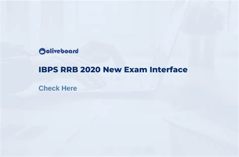 Ibps Rrb New Exam Interface [mock Tests] Launched By Oliveboard