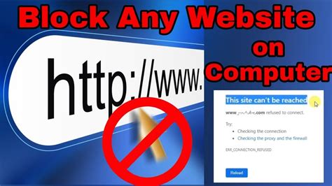 How To Block Any Website On Computer Without Using Software Youtube