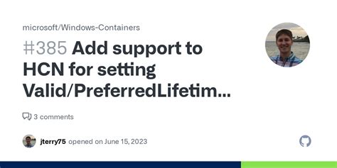 Add Support To Hcn For Setting Validpreferredlifetime For Vethernet Ip