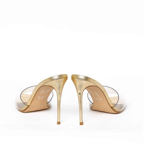 NAKED MULE GOLD Uptown Girl Shoes