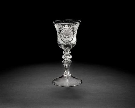 Bonhams A Dutch Engraved Goblet Mid 18th Century