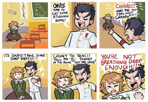 Kiyotaka Tries His Best At Calming Chihiro Down Oc Rdanganronpa