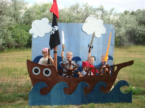 Diy Pirate Ship Deco Pirate Pirate Day Pirate Birthday Pirate Theme