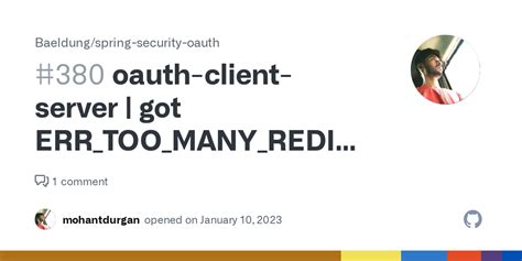 Oauth Client Server Got Errtoomanyredirects After Login · Issue 380 · Baeldungspring