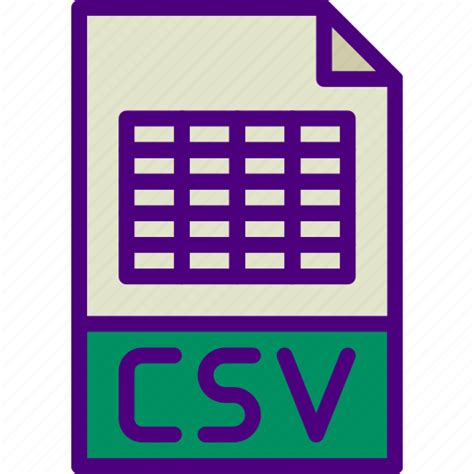 Csv Download Extension File Format Type Icon Download On Iconfinder