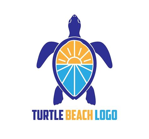 Premium Vector Turtle Beach Logo