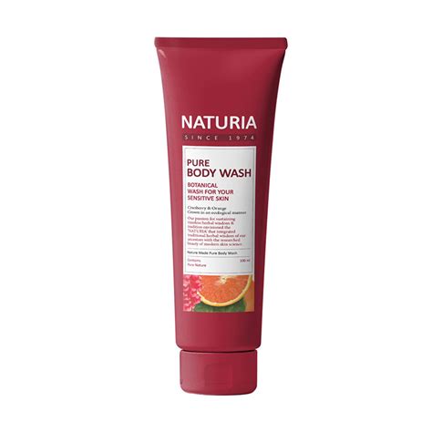 Naturia Pure Body Wash Cranberry & Orange Гель для душа с клюквой и ...