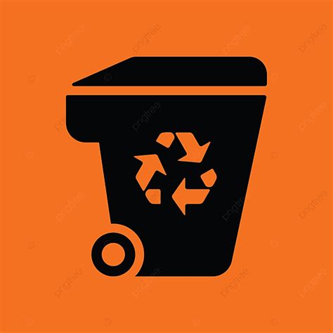 Garbage Silhouette Png Free Garbage Container Recycle Sign Icon