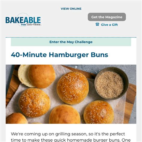 Make Your Own 40 Minute Hamburger Buns Taste Of Home