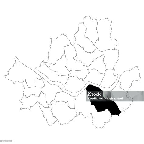 Gangnamgu Map Seoul District Map Administrative Map Of Seoul City Stock