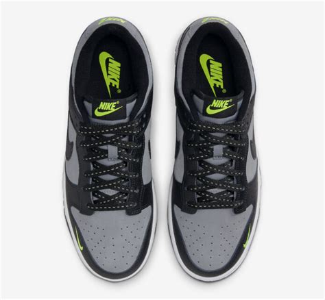 Nike Dunk Low Black Grey Green Strike Fq2205 001 Sbd