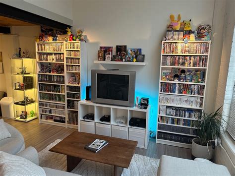 My New Game Room Featuring My Customized Reinforced Kallax With Back Panel Leds Rcrtgaming My New Game Room Featuring My Customized Reinforced Kallax With Back Panel Leds Rcrtgaming