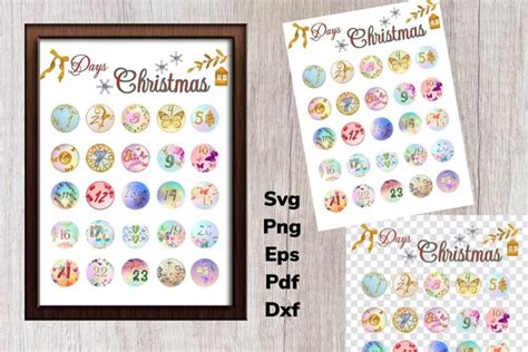 Advent Calendar Svg Design Bundles