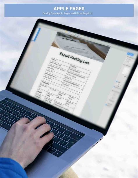 Export Packing List Template Google Docs Word Apple Pages Template Net
