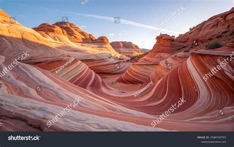 Wave Arizona Stunning Sandstone Rock Formation库存照片2596743701 Shutterstock