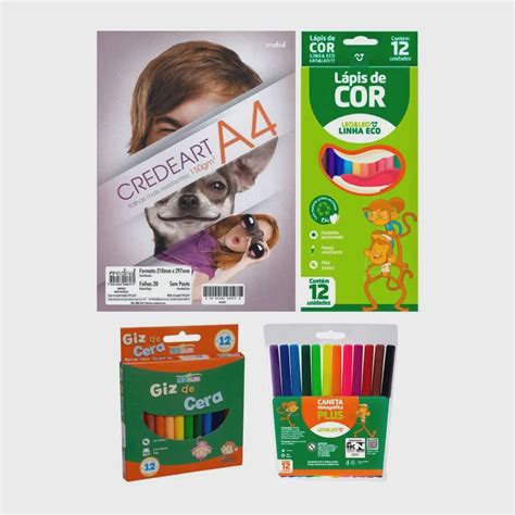 Kit De Desenho Básico No Shoptime