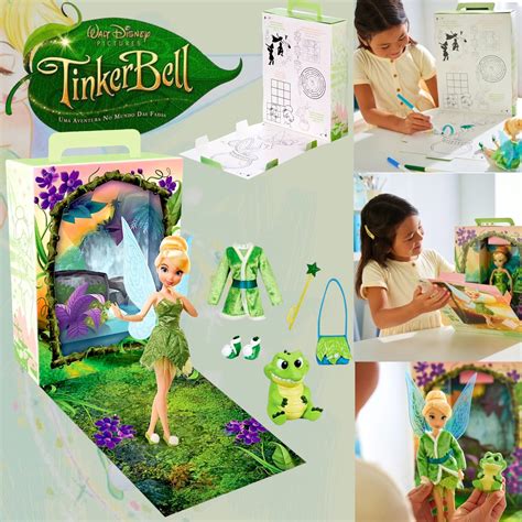 นำเข้า 🇺🇸 เซ็ทตุ๊กตาทิงเกอร์เบลและกิจกรรมระบายสีtinker Bell Disney