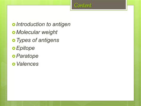 Antigen Pptx Chemistry Science
