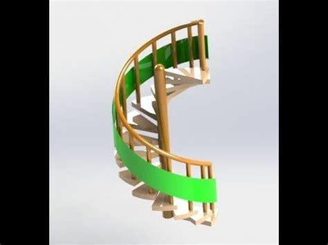 Pin On How To Create A Spiral Staircase In A SOLIDWORKS Using The Curve