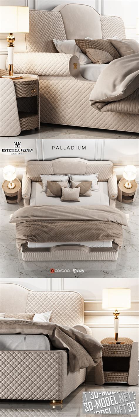 3D модель – Кровать-диван Palladium от Estetica Vision