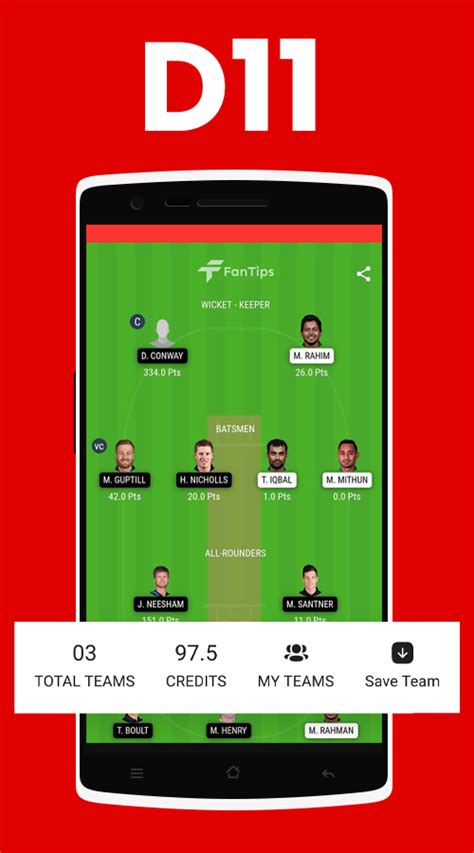Dream Team 11 Original Score For Android Download