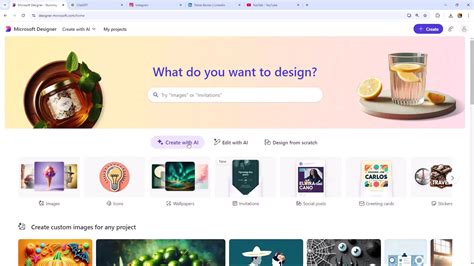 Microsoft 디자이너 소셜 미디어 콘텐츠 디자인하기