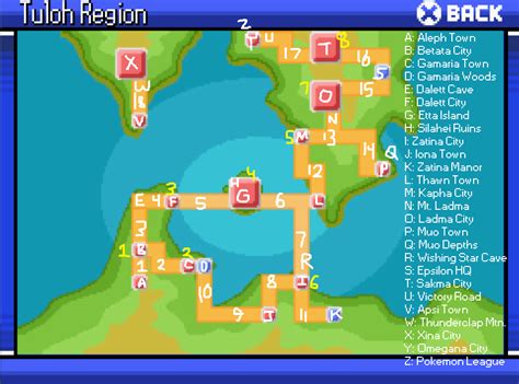 Pokemon Kanto Map Labeled