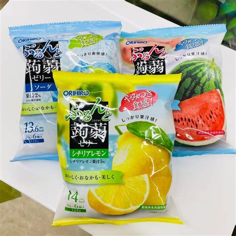 오리히로 곤약젤리 레몬 소다 수박맛 120g