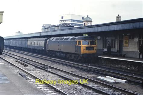 Railway Photo Br Blue Class 47 At Cardiff C1970s P3 £200 Picclick Uk