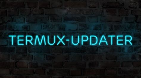 GitHub Code Termux Updater Update Your Termux App Using Termux Updater Command