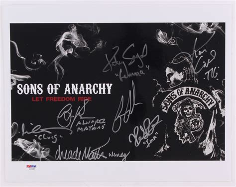 Sons Of Anarchy 11x14 Photo Cast Signed By 7 With Katey Sagal