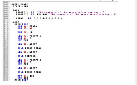 Do It In Emu8086 Question No 1 Consider