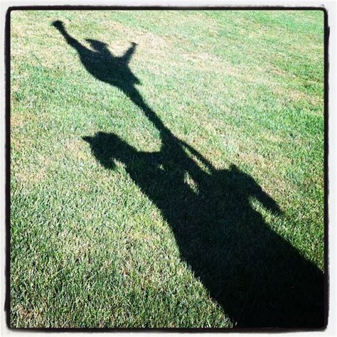 Scorp Shadow Cheerleader Cheerleading Shadow Sidewalk